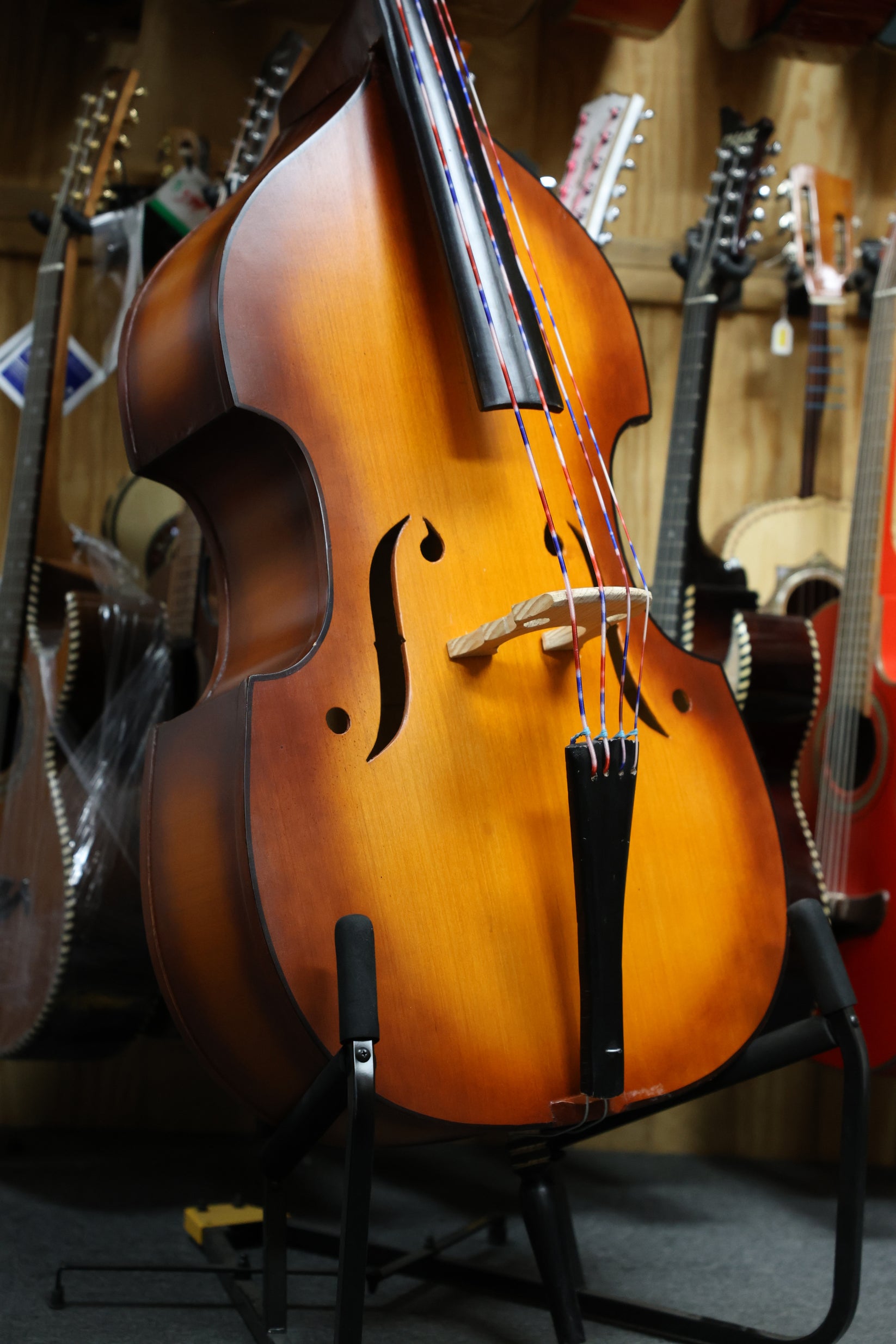 Handcrafted Tololoche Orange (Double Bass)