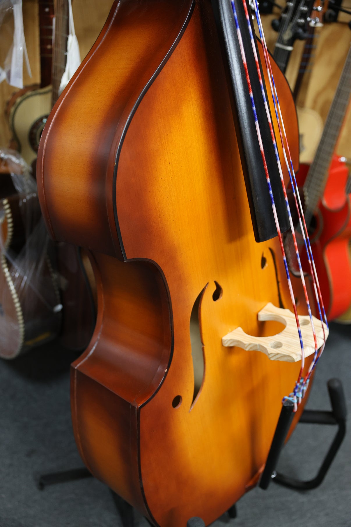 Handcrafted Tololoche Orange (Double Bass) – CamposMusic