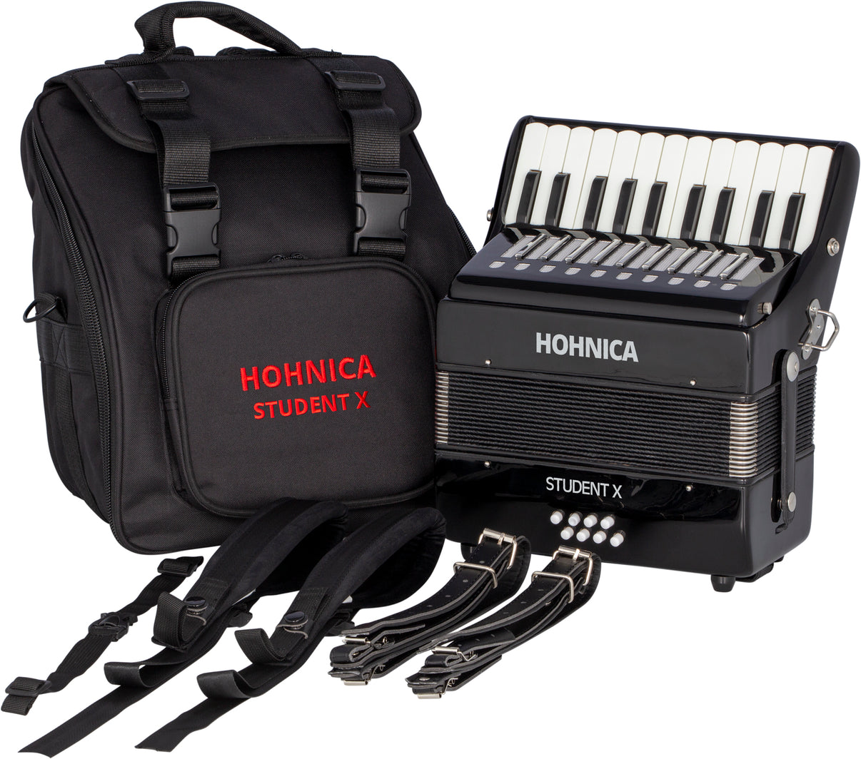 Hohner Hohnica StudentX Piano Accordion (22 Key, 8 Bass) – CamposMusic